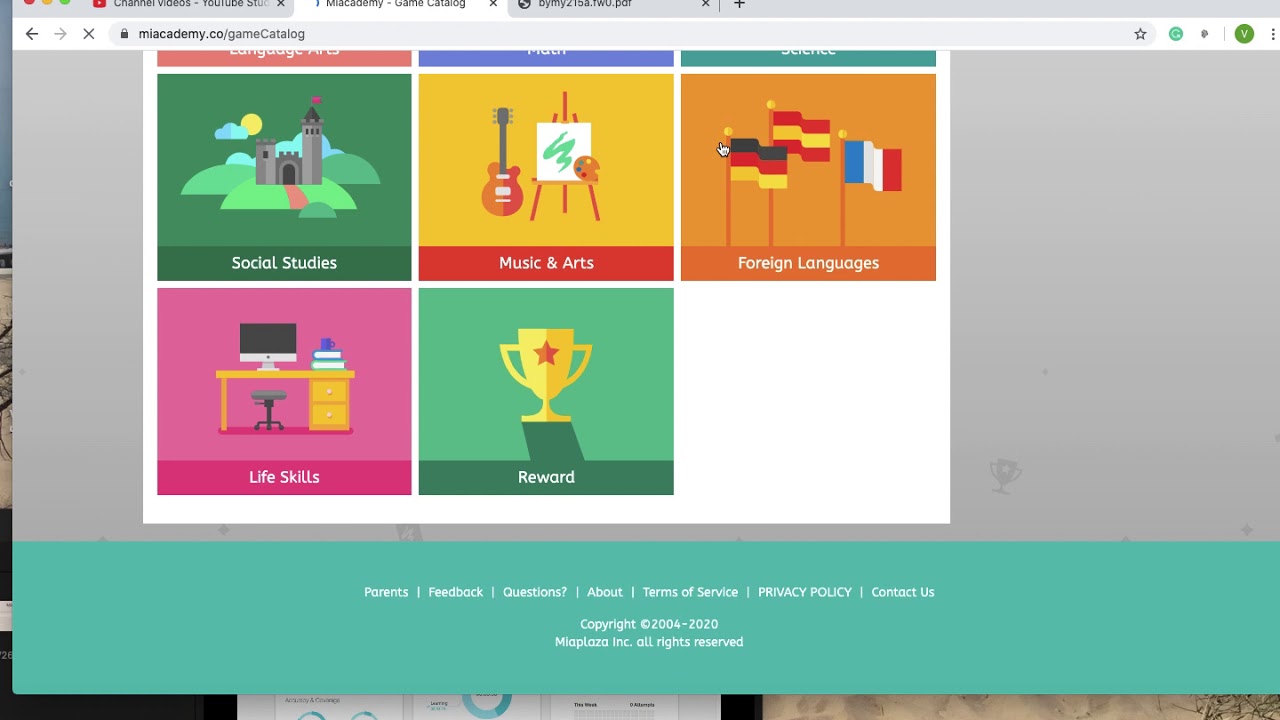 Miacademy tutorial: Kindergarten ONLY Option - YouTube