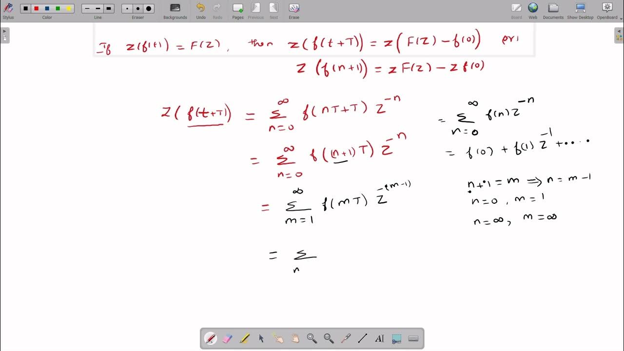 Z transform Lect 3| first shifting and second shifting theorem in Z transform|pde ...