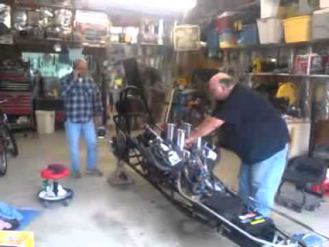 Barn Find Dragster Start-up - YouTube