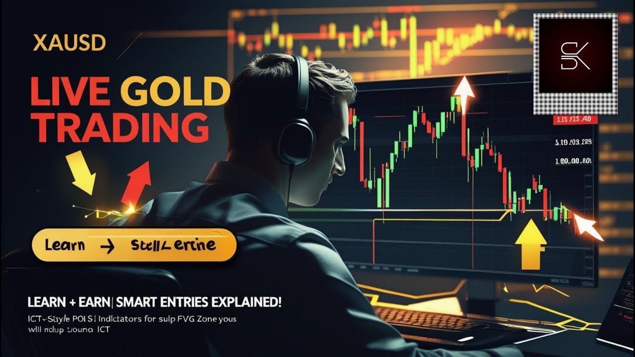 Relaxed Gold Trading – Watching the Market Unfold Live - YouTube