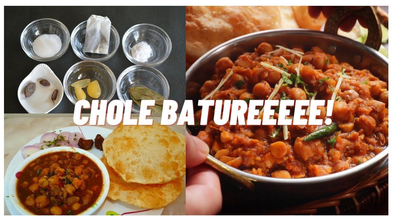 BEST Chole bature recipe - The Pro Channel | Street food - YouTube