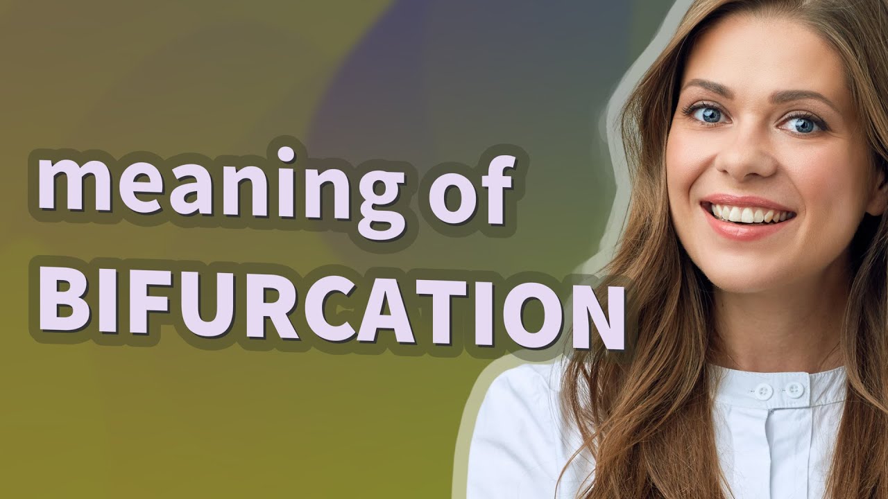 Bifurcation | meaning of Bifurcation - YouTube