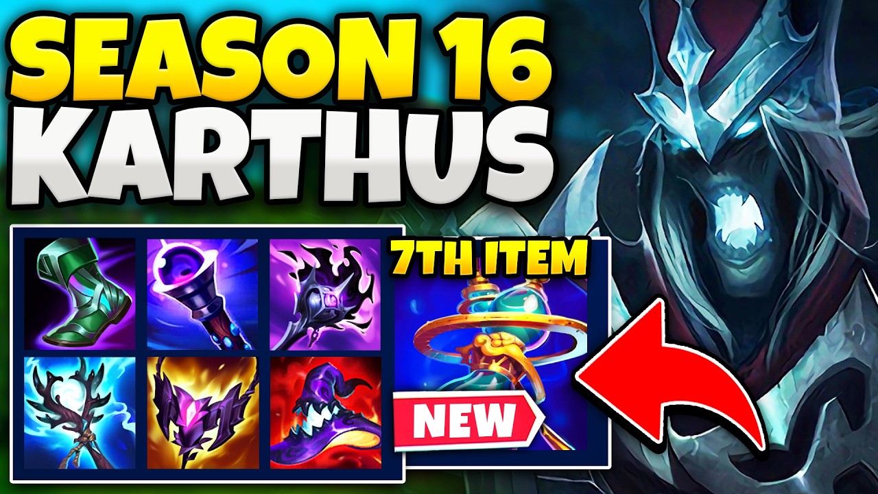 KARTHUS CAN HAVE 7 ITEMS NOW?! HIS ULT IS A ONE SHOT TACTICAL NUKE ...