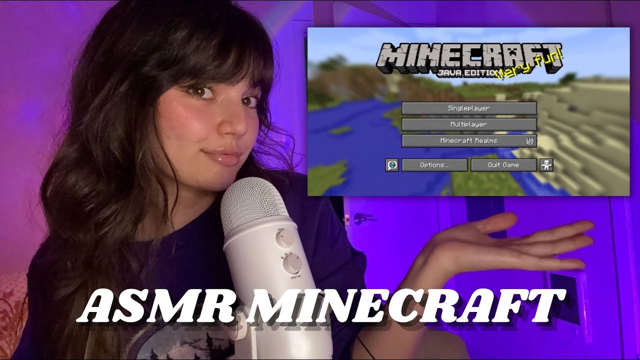 ASMR Playing Minecraft For 1 Hour! (Relaxing Gameplay, Upclose Whispers ...