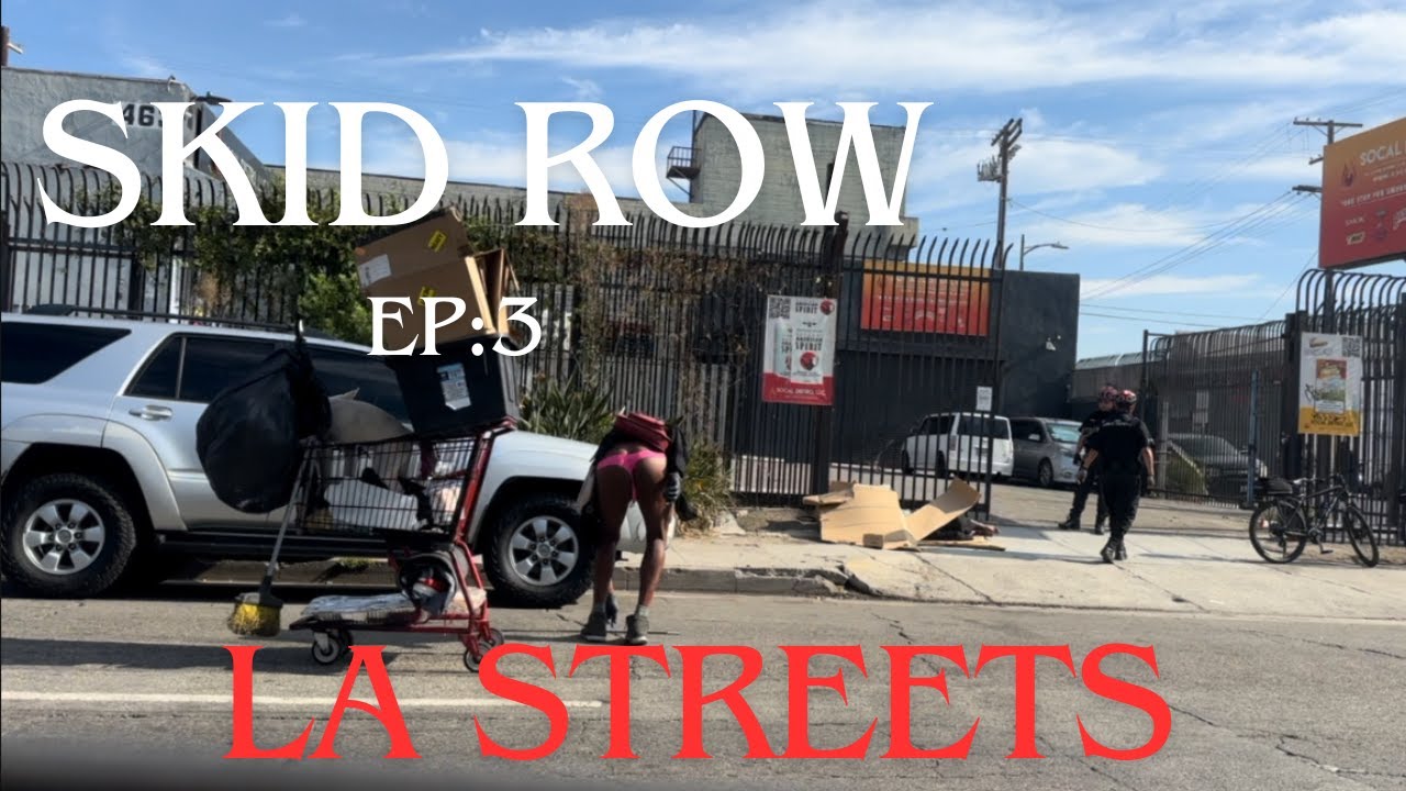 Skid Row & Downtown Los Angeles, California Part 3 [4K] - YouTube