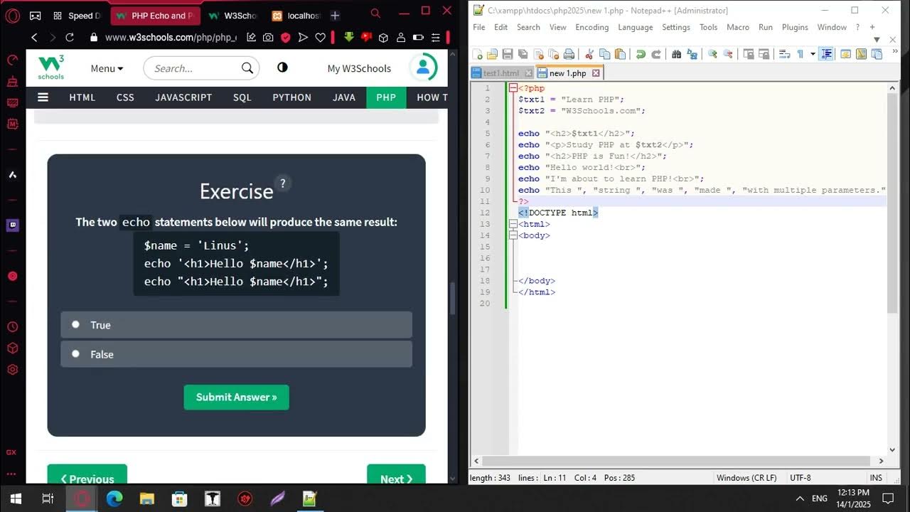 cara buat PHP #6 - YouTube