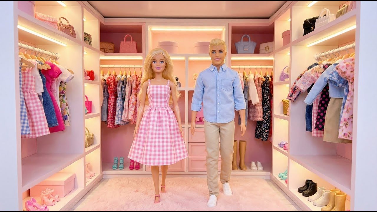 Barbie and Ken Renovate Their House After a Fire | Animated Film - YouTube