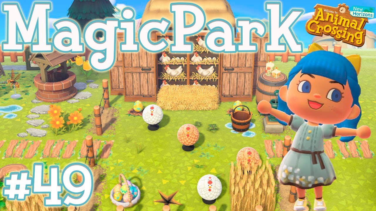 MAGIC PARK COSTRUYENDO EL GALLINERO 💖en ANIMAL CROSSING:NEW HORIZONS ...