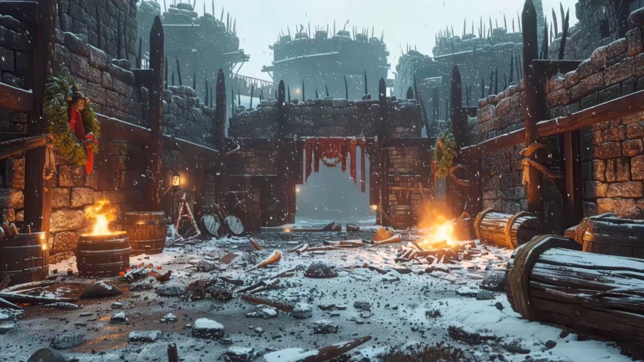 Winter Orc Citadel | 3 Hours of Powerful Tribal Fantasy Ambience for ...