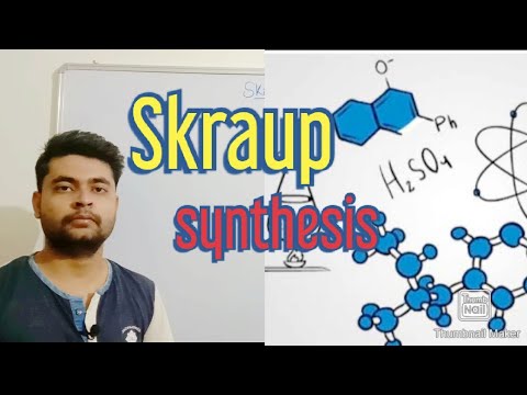 skraup synthesis of quinoline mechanism//skraup synthesis in hindi ...