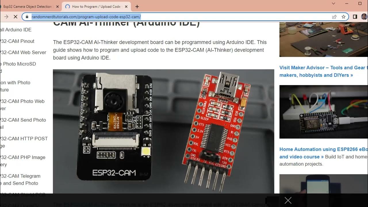 Esp32 Cam Object Detection And Send Via Whatsup Arduino Arduinoproject Esp32cam Esp32project