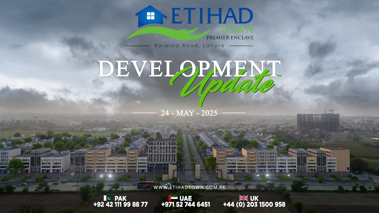 Etihad Town Premier Enclave Development Update | May 24, 2025 - YouTube