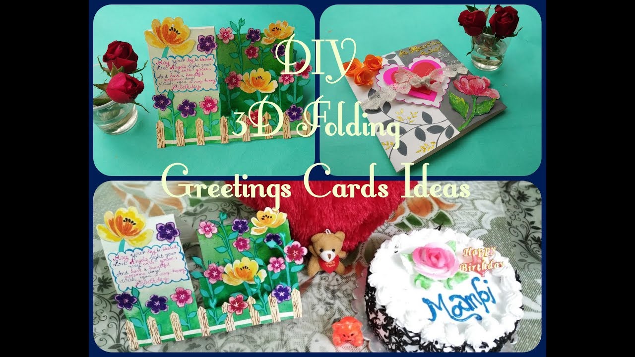 3D Folding Greetings Cards | Valentine's day/Birthday/ Anniversary card ...