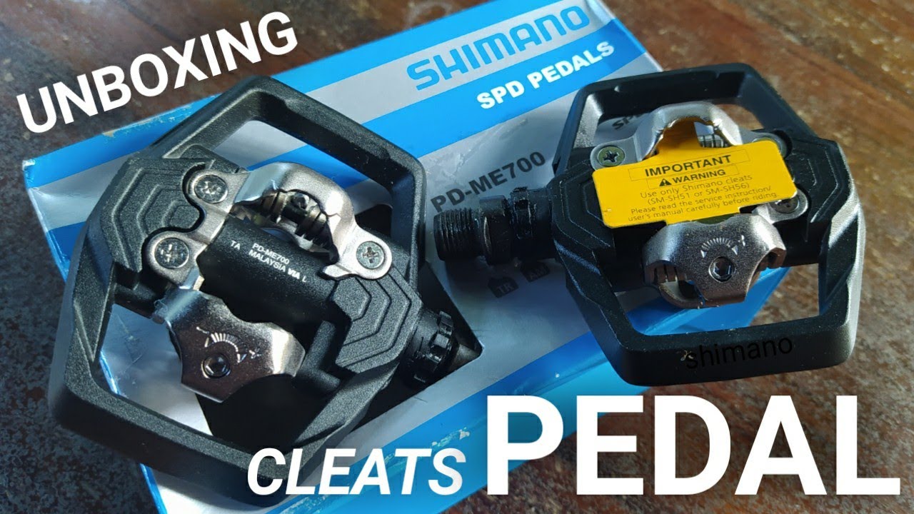 UNBOXING // CLEATS PEDAL SEPEDA MTB / SHIMANO PD-ME700 - YouTube