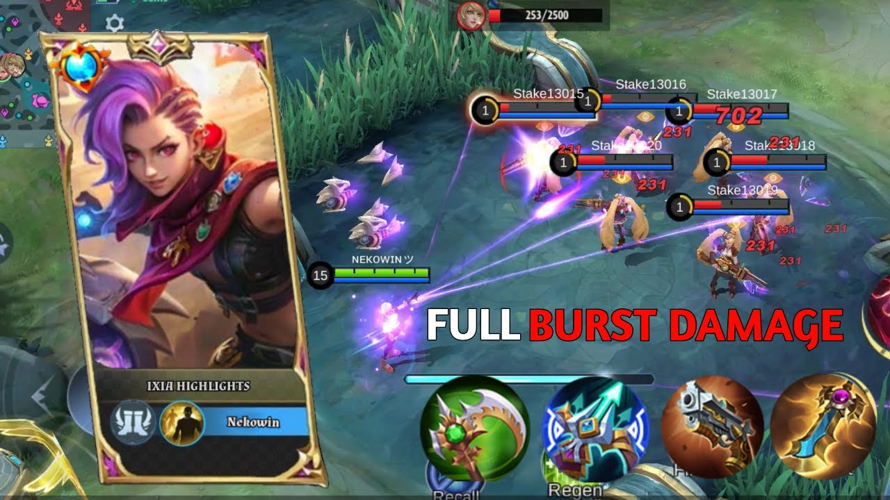 Ixia's Highlight Moments | Best build for Ixia 2023 | Ixia Burst Damage ...