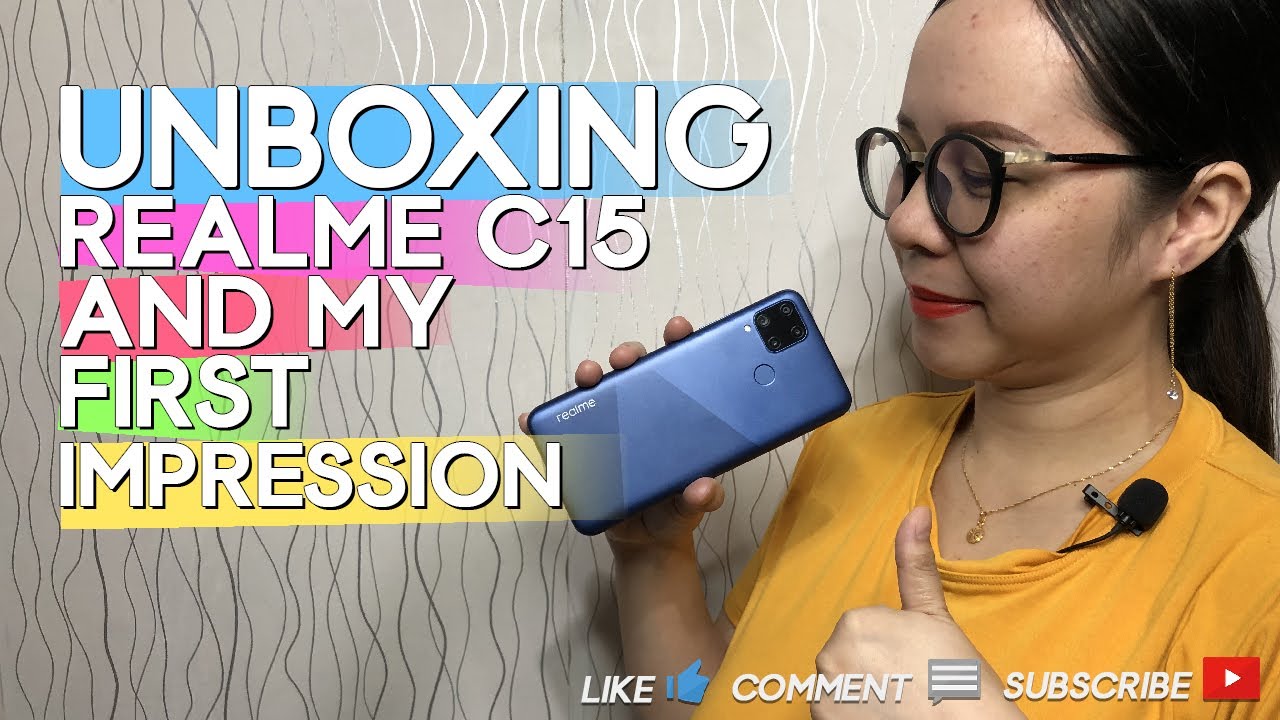 Unboxing Realme C15 And My First Impression - YouTube