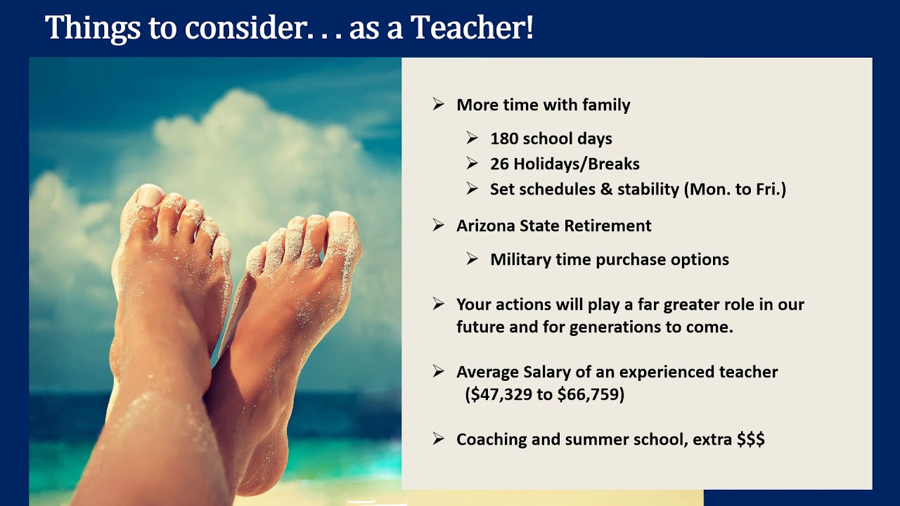 Arizona's Troops to Teachers Program - YouTube