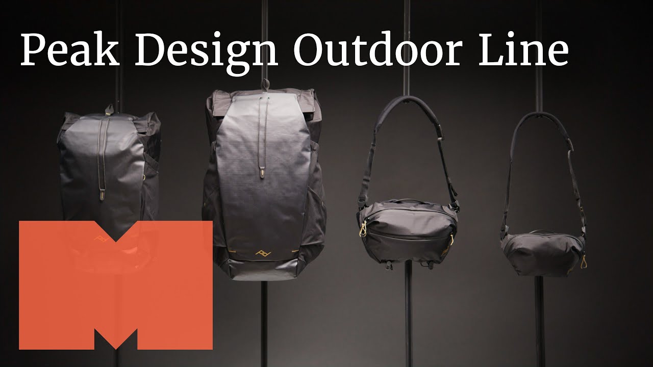 Ultralight outdoor bagy pro fotografy | Peak Design Outdoor Line - YouTube