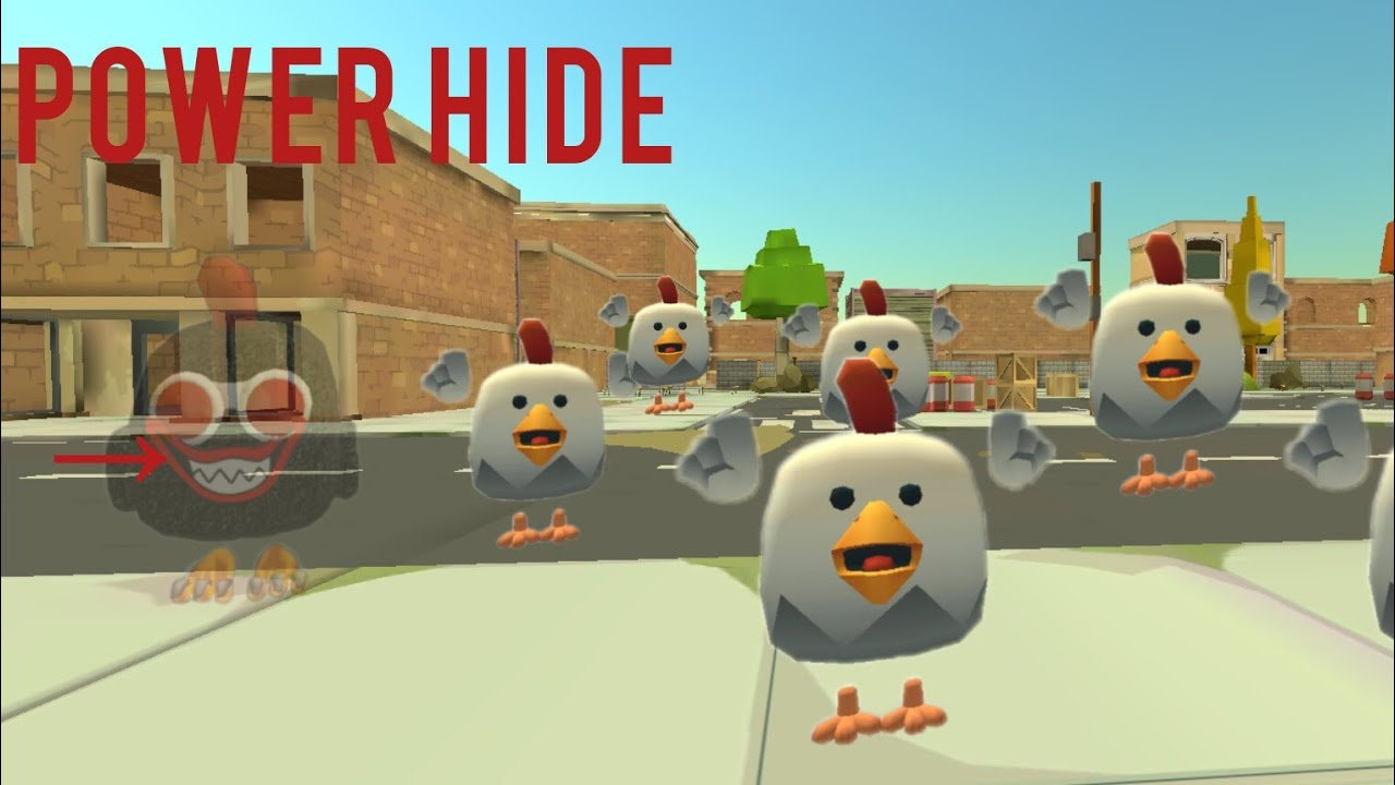 power hide in chicken gun - YouTube
