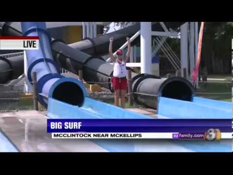 KTVK's Heidi Goitia at Big Surf Waterpark - YouTube