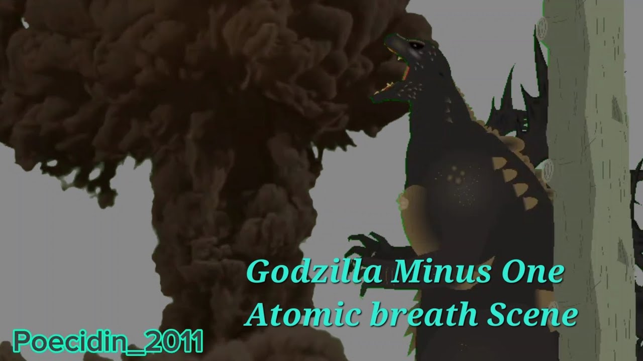 Godzilla Minus One Atomic Breath Scene | Stick Nodes | Testing ...