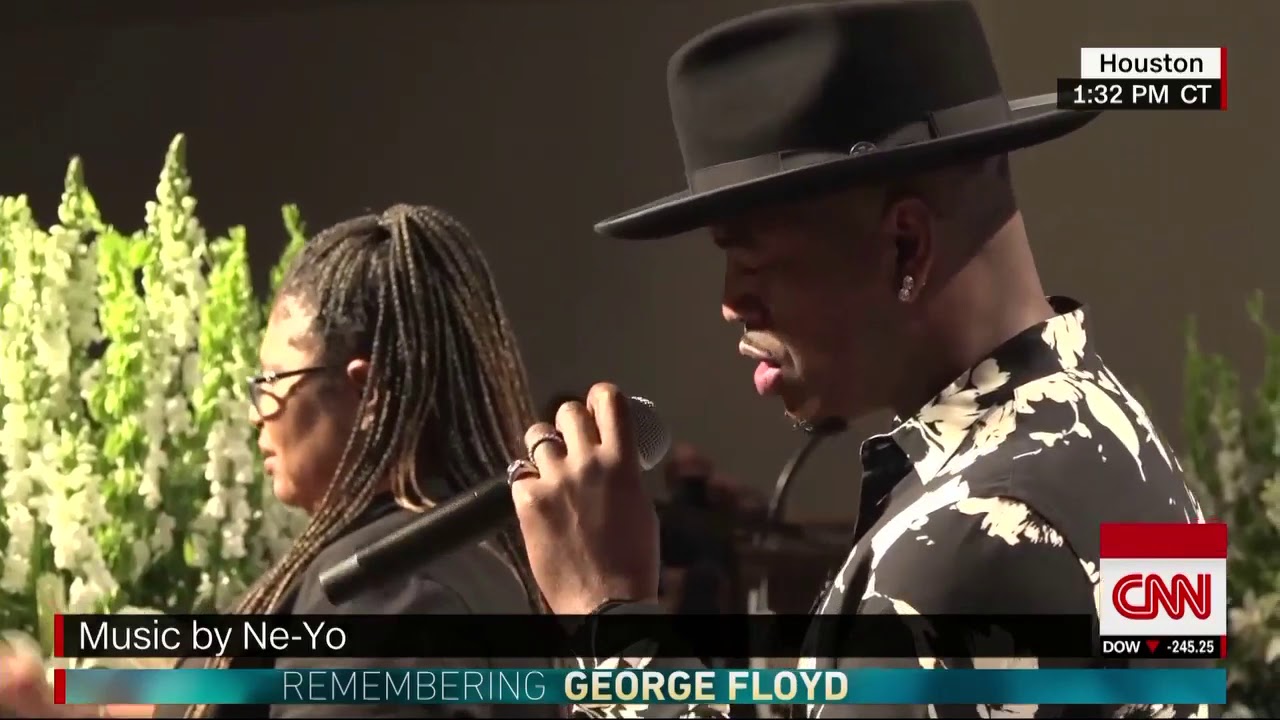 R&B's Ne-Yo sings Boyz II Men classic at George Floyd's funeral - YouTube