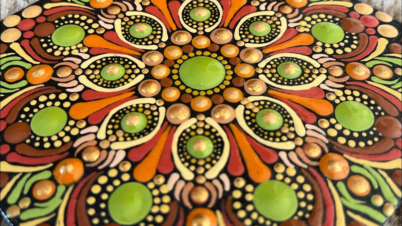 How To Design an Intermediate Skilled Mandala on a 4x4 Wooden Small ...