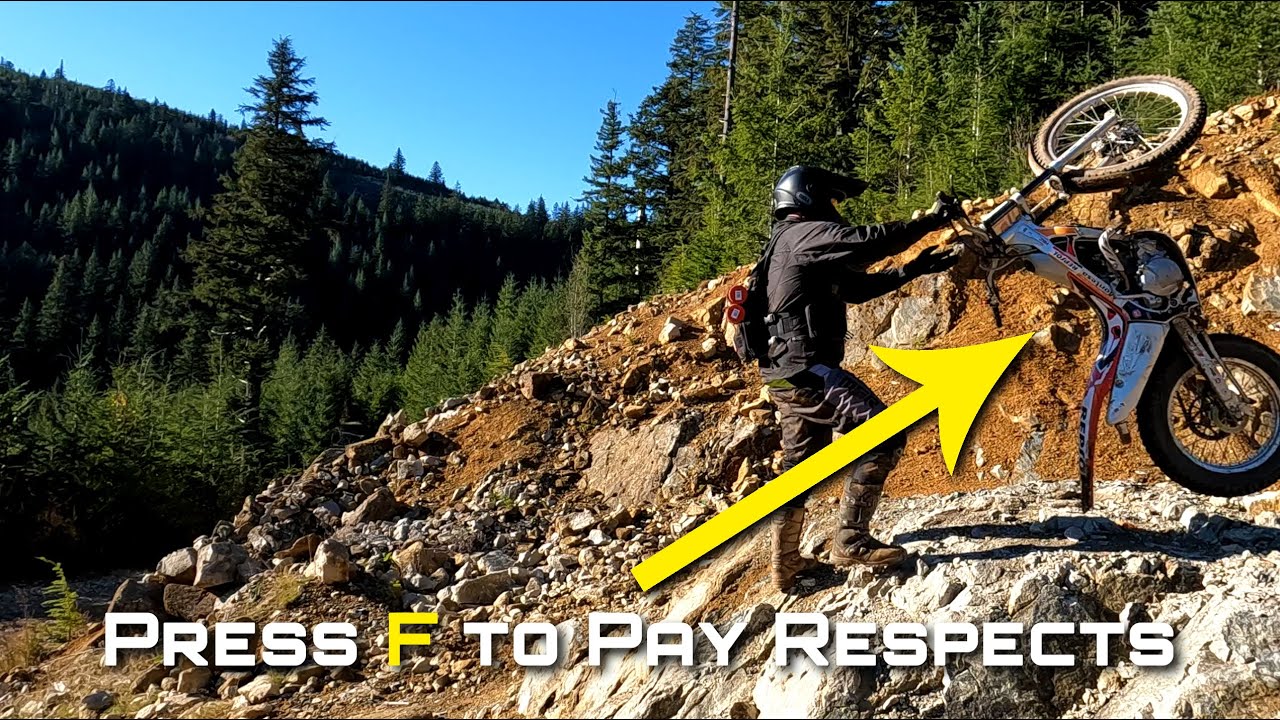 Trials Bikes Playing Around in Gravel Pits and Hill Climbs - TRS Xtrack ...