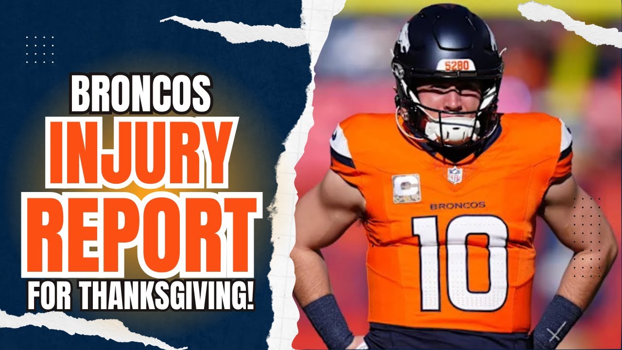 Bo Nix on Denver Broncos INJURY REPORT with Minor Back Issue!! - YouTube