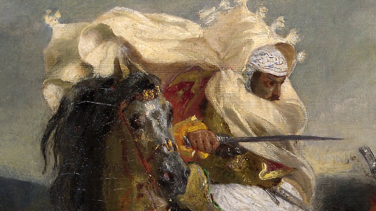 Peintures et esquisses d'Eugène Delacroix d'après le poème "Le Giaour ...