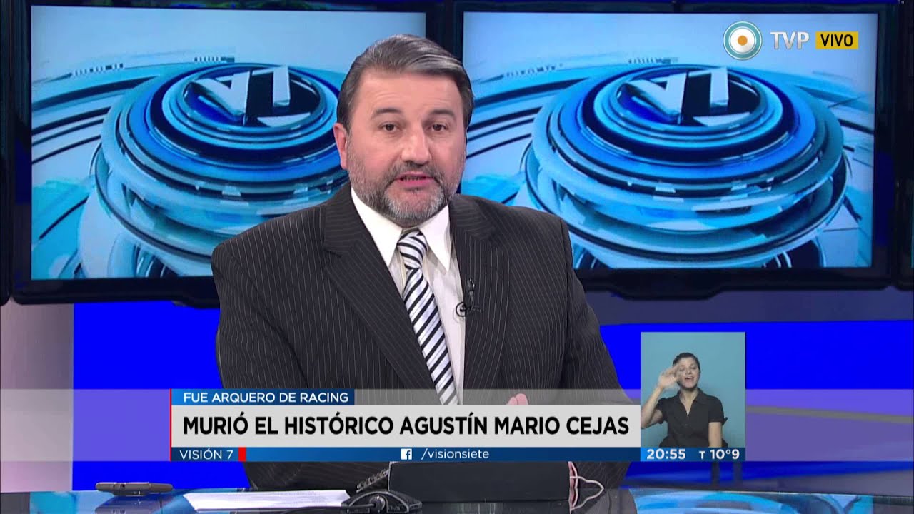 Visión 7 - Murió el histórico Agustín Cejas, arquero del Racing campeón ...