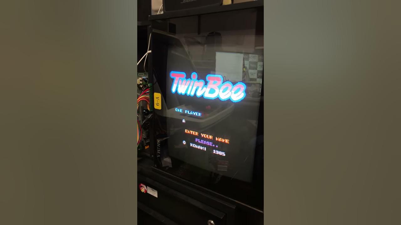 KONAMI BUBBLE SYSTEM TWINBEE SCORE NAME ENTRY 1st - YouTube