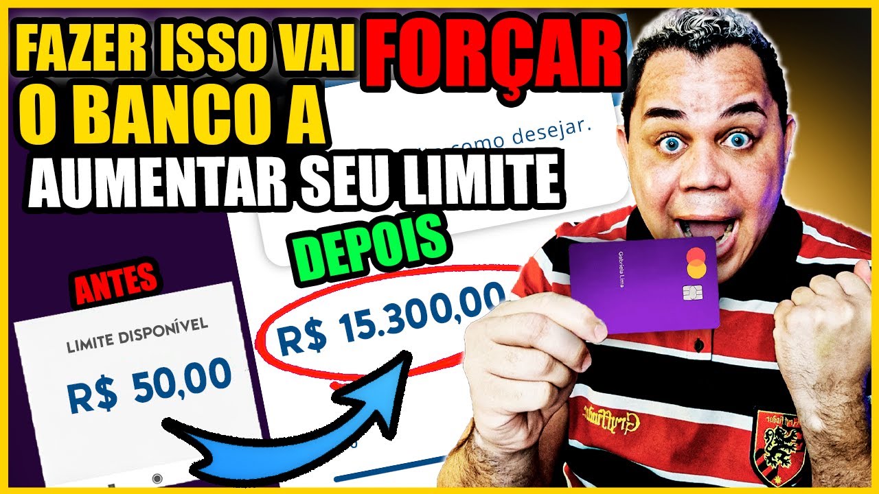 DEU CERTO! Único Jeito pra AUMENTAR o LIMITE do seu Cartão de Crédito é ...