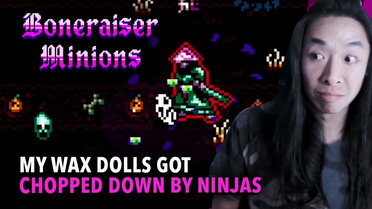 My Wax Dolls Got Chopped Down by Ninjas! | Spooky Horde Survival ...