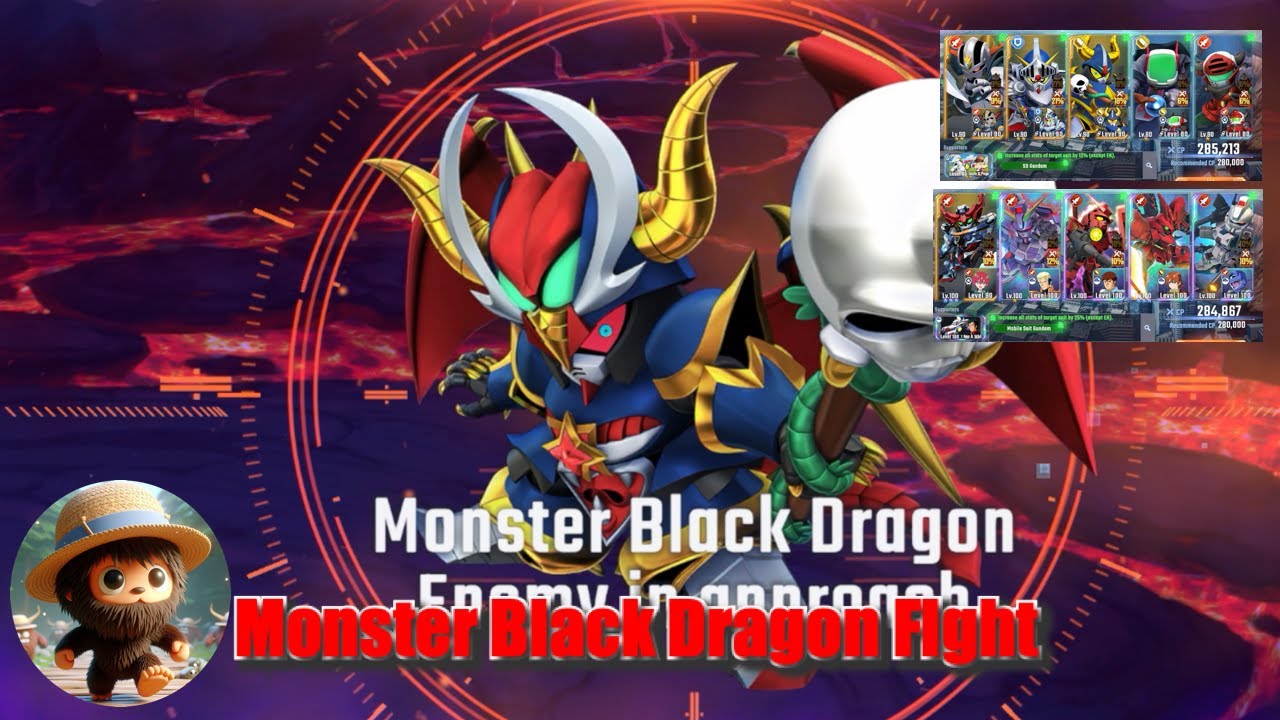 G Generation Eternal - Rare Expert Boss Fight of Monster Black Dragon ...
