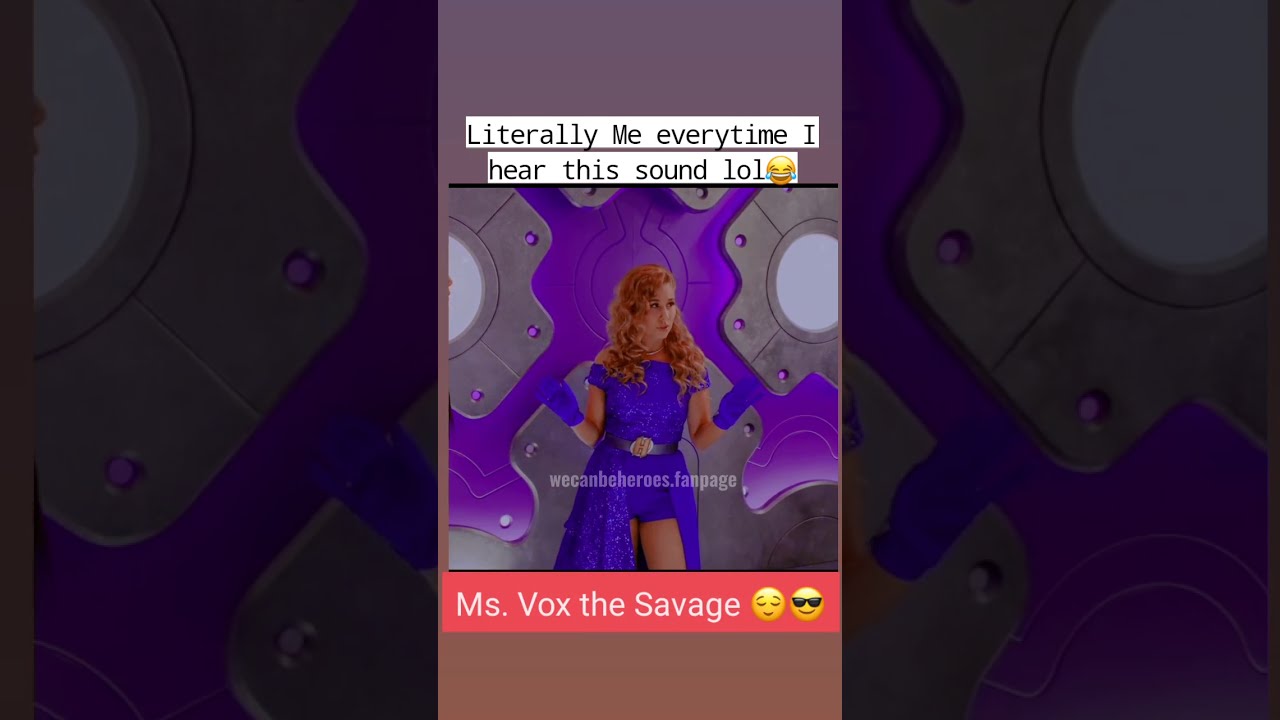 Ms. Vox the Savage (me everytime I hear this sound) - YouTube