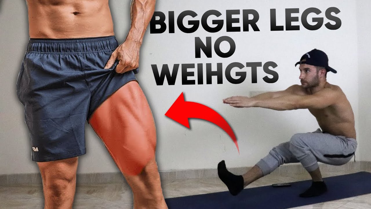 GET Shredded Legs in 4 Minutes at Home. (No GYM) - YouTube