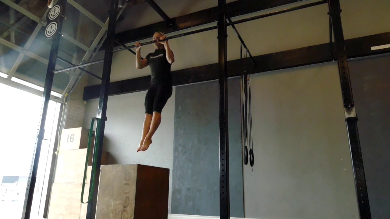 Box Assisted Kipping Pull Ups Youtube