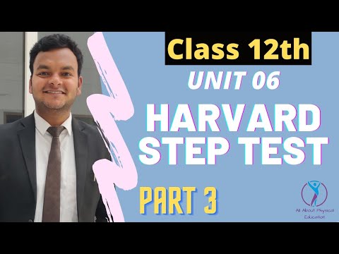Harvard Step Test | Test and Measurement in Sports | Part 03 | UNIT 06 ...