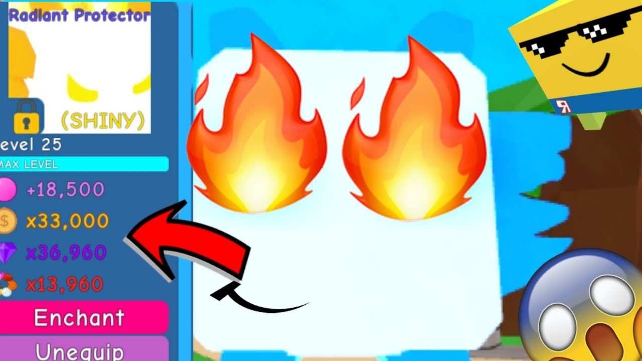 🚨🤯Getting *SHINY* Radiant Protector in Bubble Gum Simulator || Roblox ...