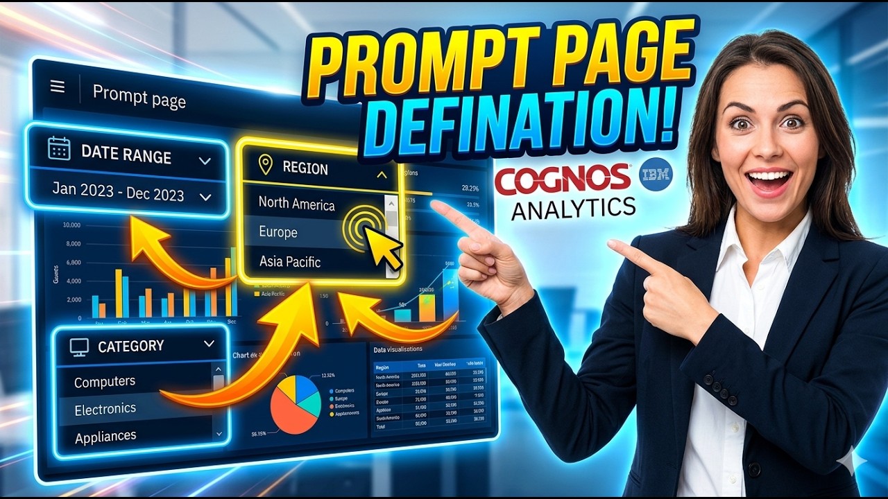 10. IBM Cognos Prompt Page Tutorial 💡 | Dynamic Filters Made Easy - YouTube