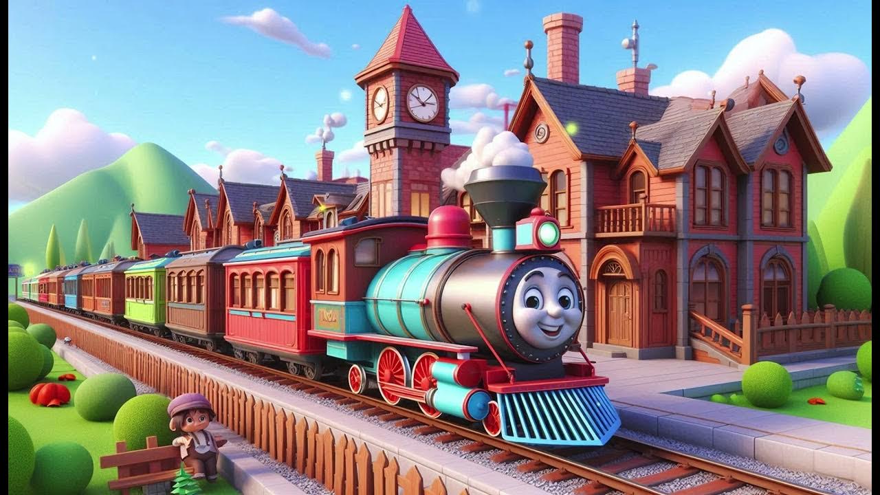 "All Aboard the Choo Choo Train: An Exciting Adventure | Cartoon ...