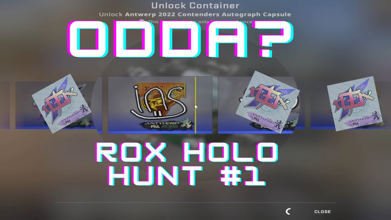 Rox holo hunt #1 - YouTube