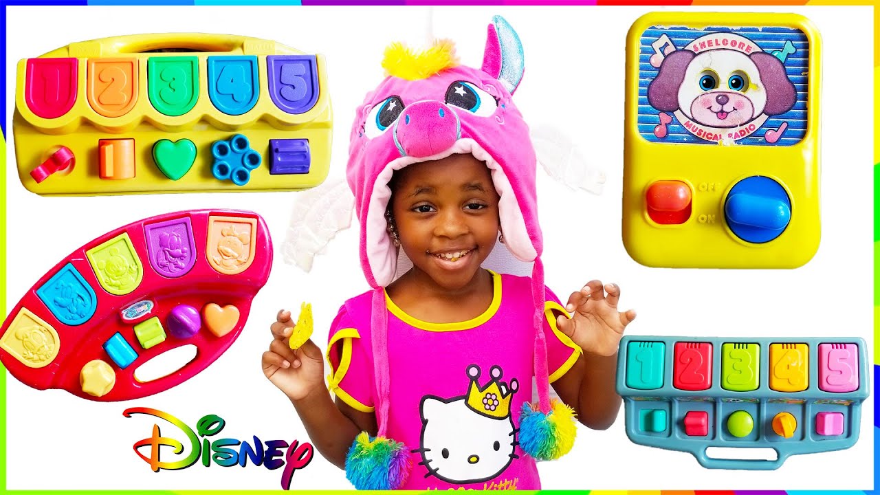 Disney Babies Mickey Mouse Pop Up Toys and Surprise Toys Pretend pop up ...