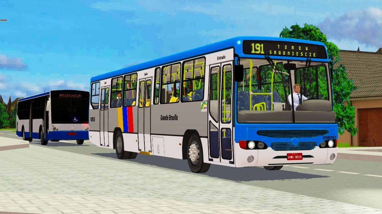 🔵[PROTON BUS SIMULATOR] MARCOPOLO VIALE OF-1721 EURO II 3 PORTAS | MAPA ...