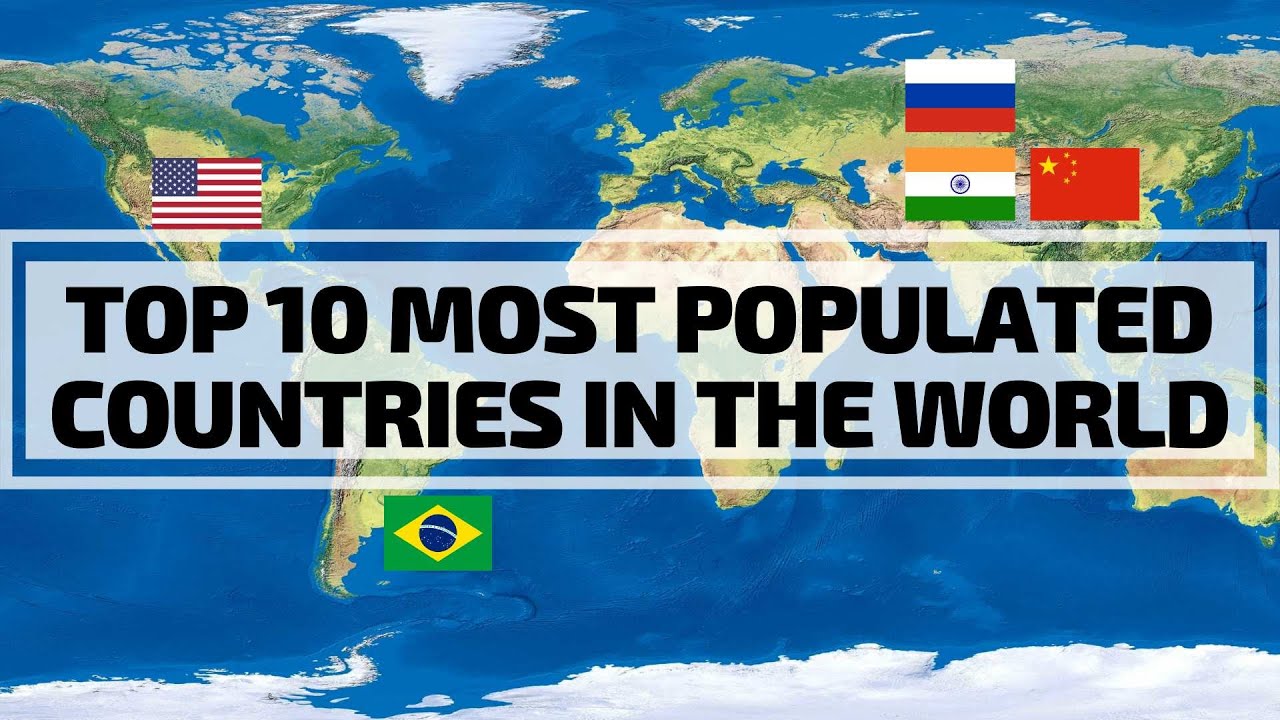 Top 10 Most Populated Countries In The World 2021 Youtube