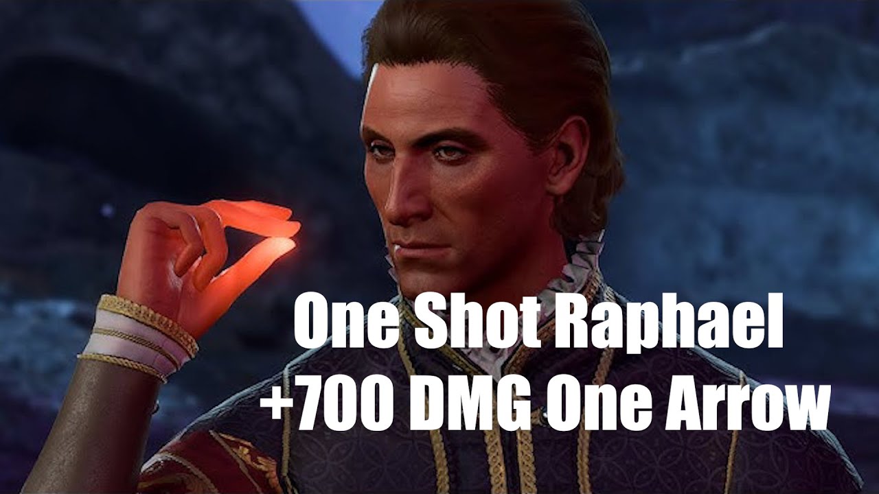 BG3 : HONOR MODE RAPHAEL SINGLE ARROW ONE SHOT +700 dmg (Don't try at ...