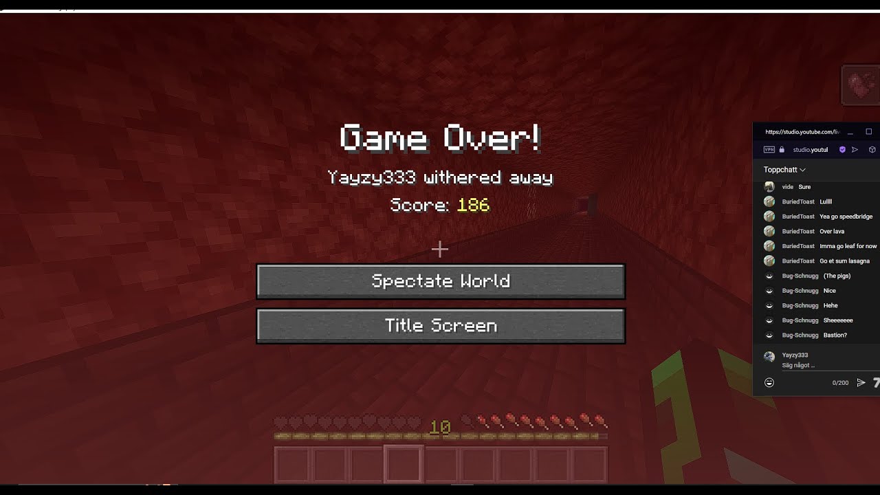 I Tried To Speedrun Minecraft In Hardcore Youtube