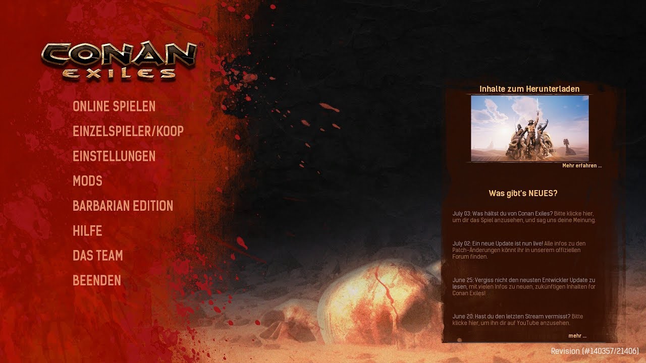 Conan Exiles - Testlive Client Letzte Folge :( - YouTube