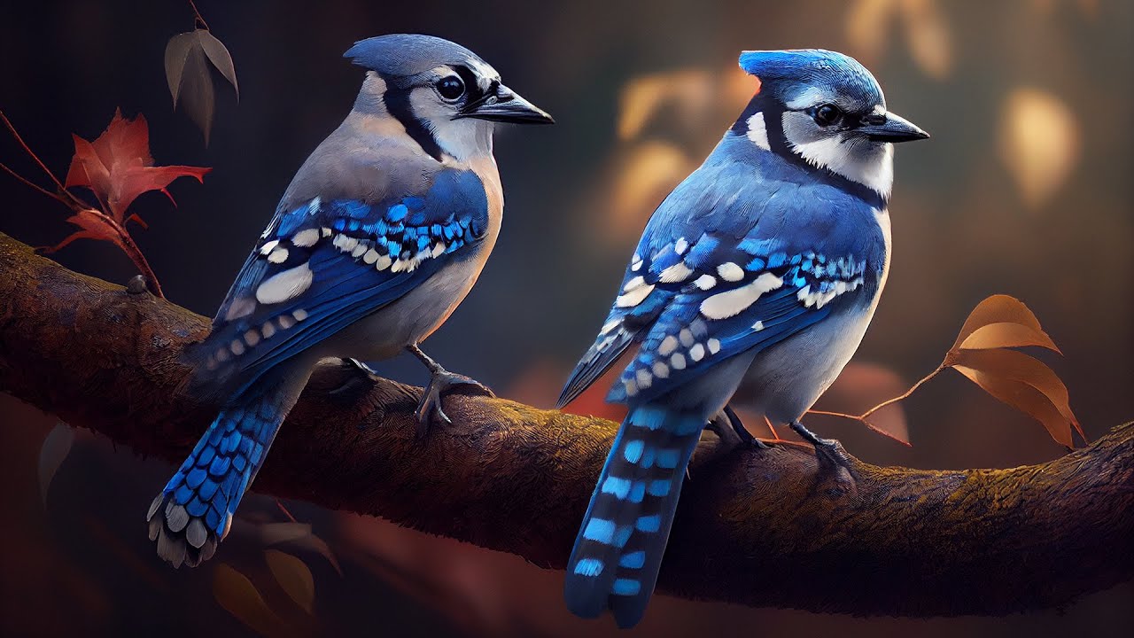 Birds chirping - Bird song in the middle of the green forest, gentle ...